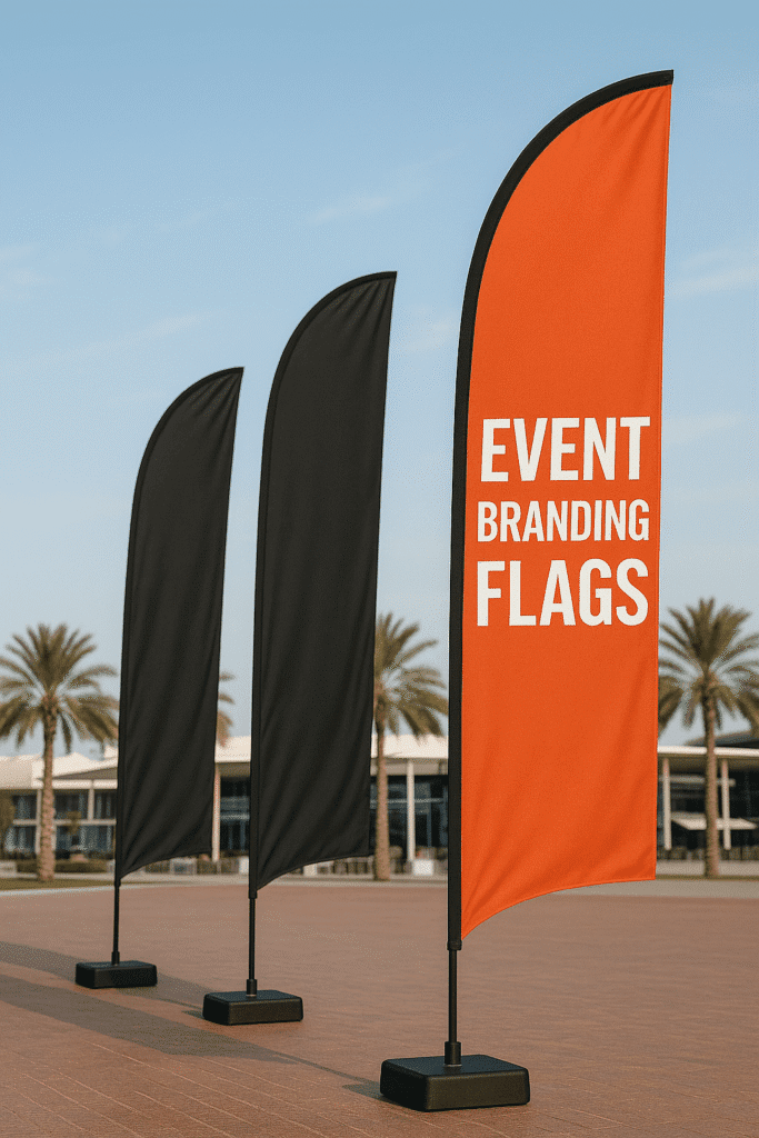 Buy Advertising Flags in UAE | DNG Creative LLC